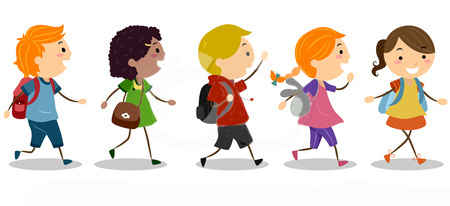 Children lining up independently – Powerstown Educate Together National ...