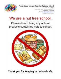 Nut Free School Reminder – Powerstown Educate Together National School ...